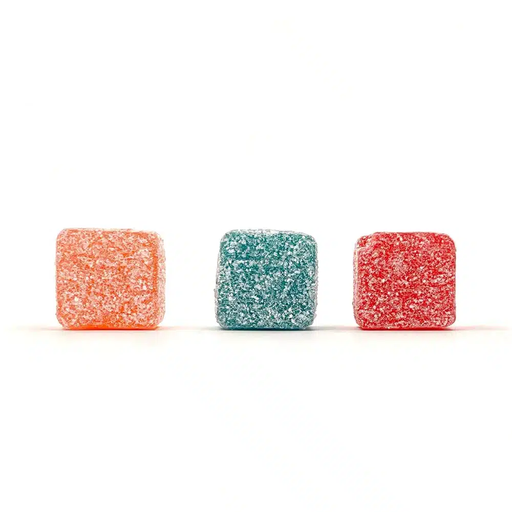 Sour Squares - Sour Variety Gummies - 1000mg - Ganjagrams